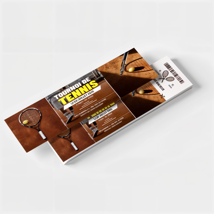 Impression Billeterie - Carnet de tickets avec Souche